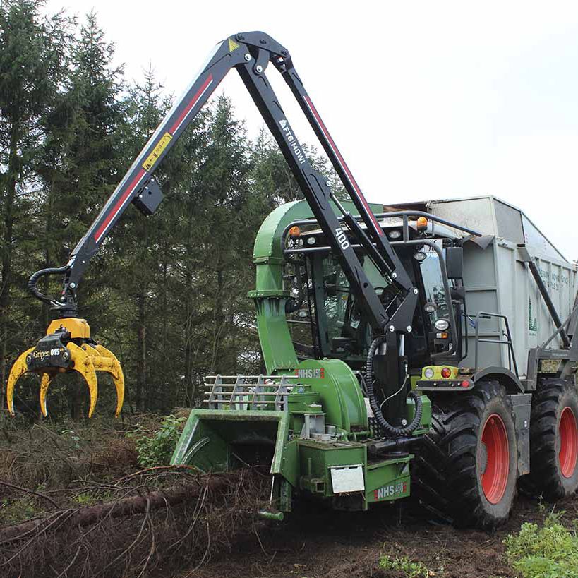 Навесной измельчитель веток - 450f,450fhyd - NHS Maskinfabrik A/S - с ...