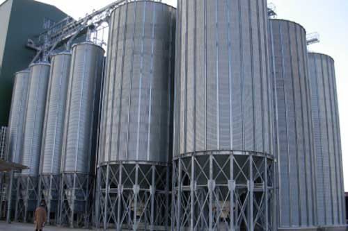 Зернохранилище для злаковых - S.I.M.A. Srl - из металла / из стали / с ...